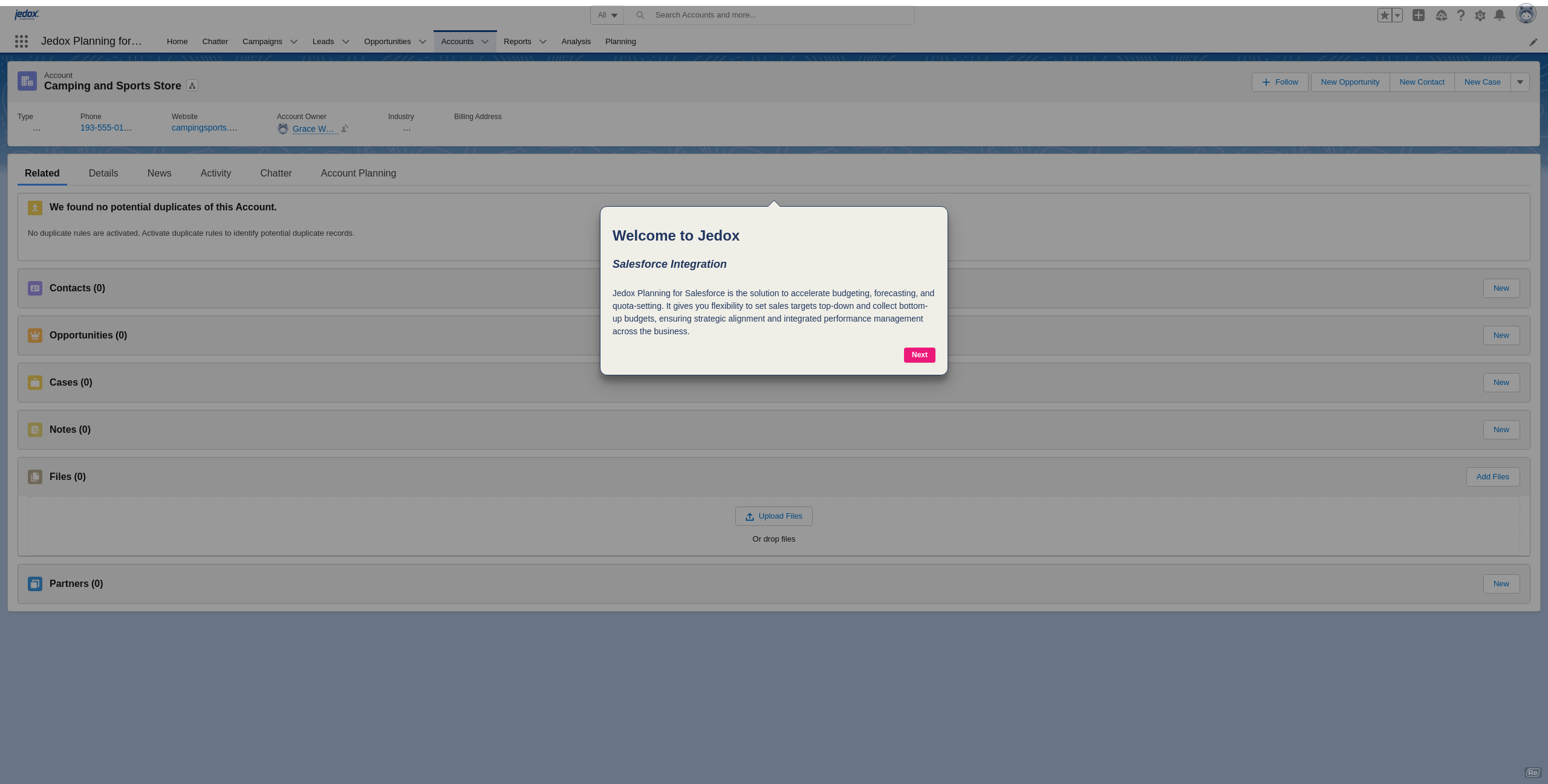 Camping and Sports Store | Salesforce