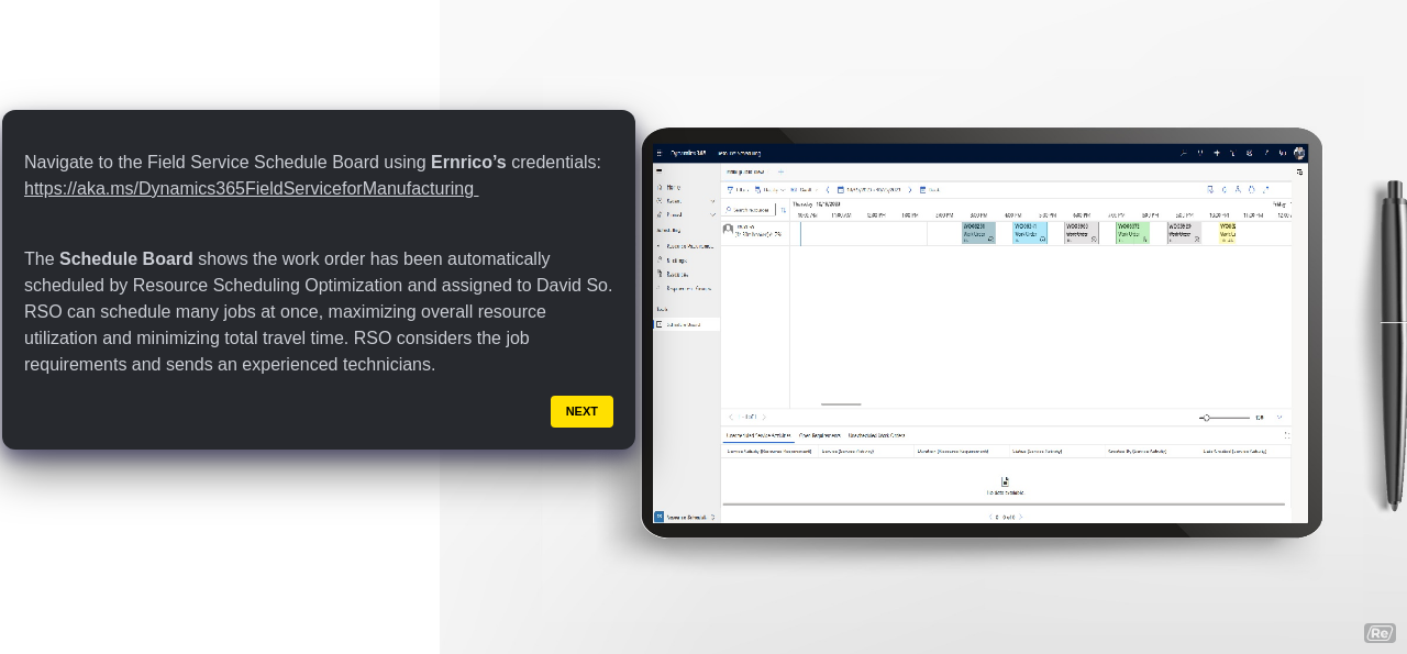 Customer Service workspace