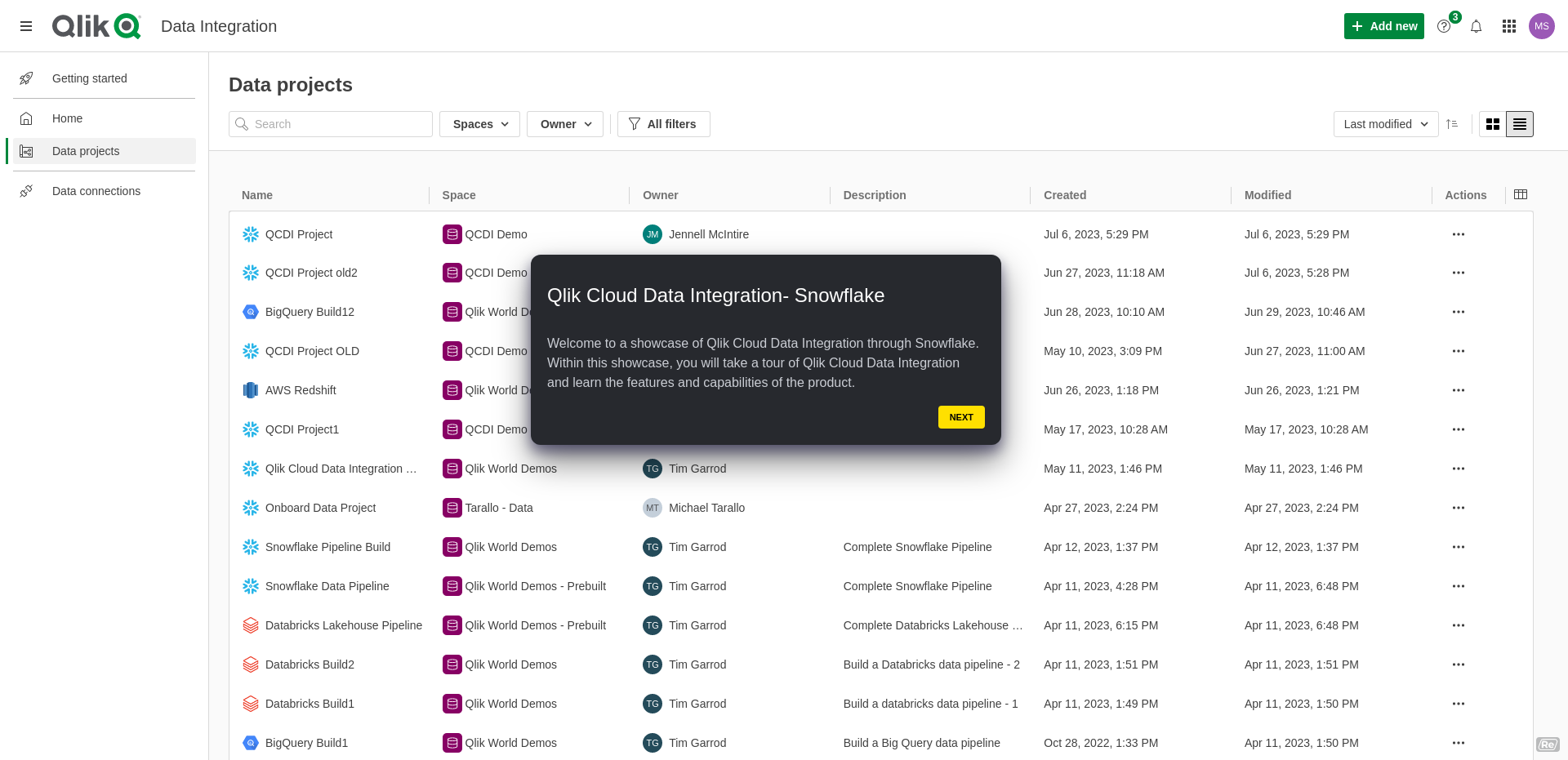 Qlik Cloud | Data Integration