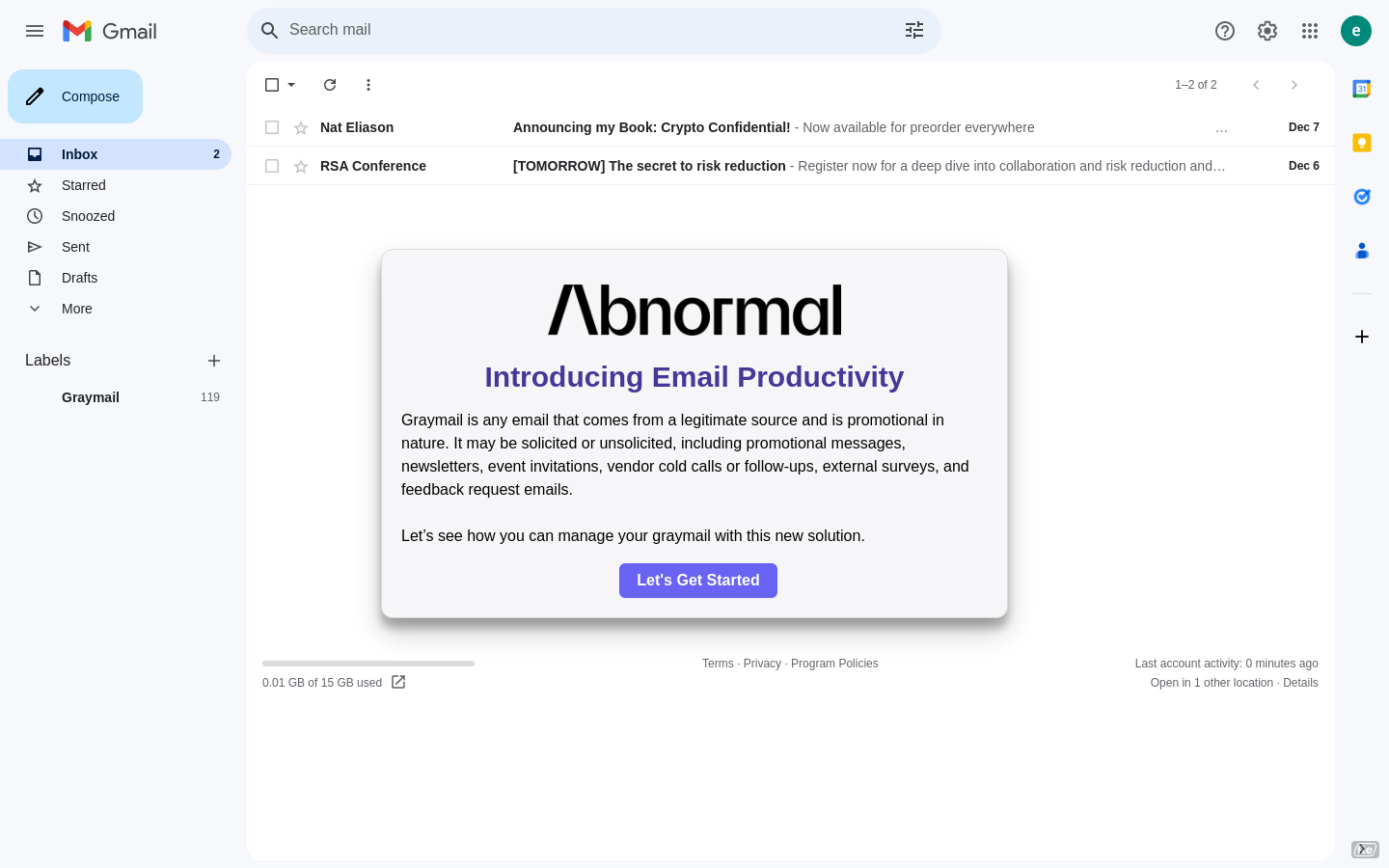 Abnormal Security - Email Productivity for Google