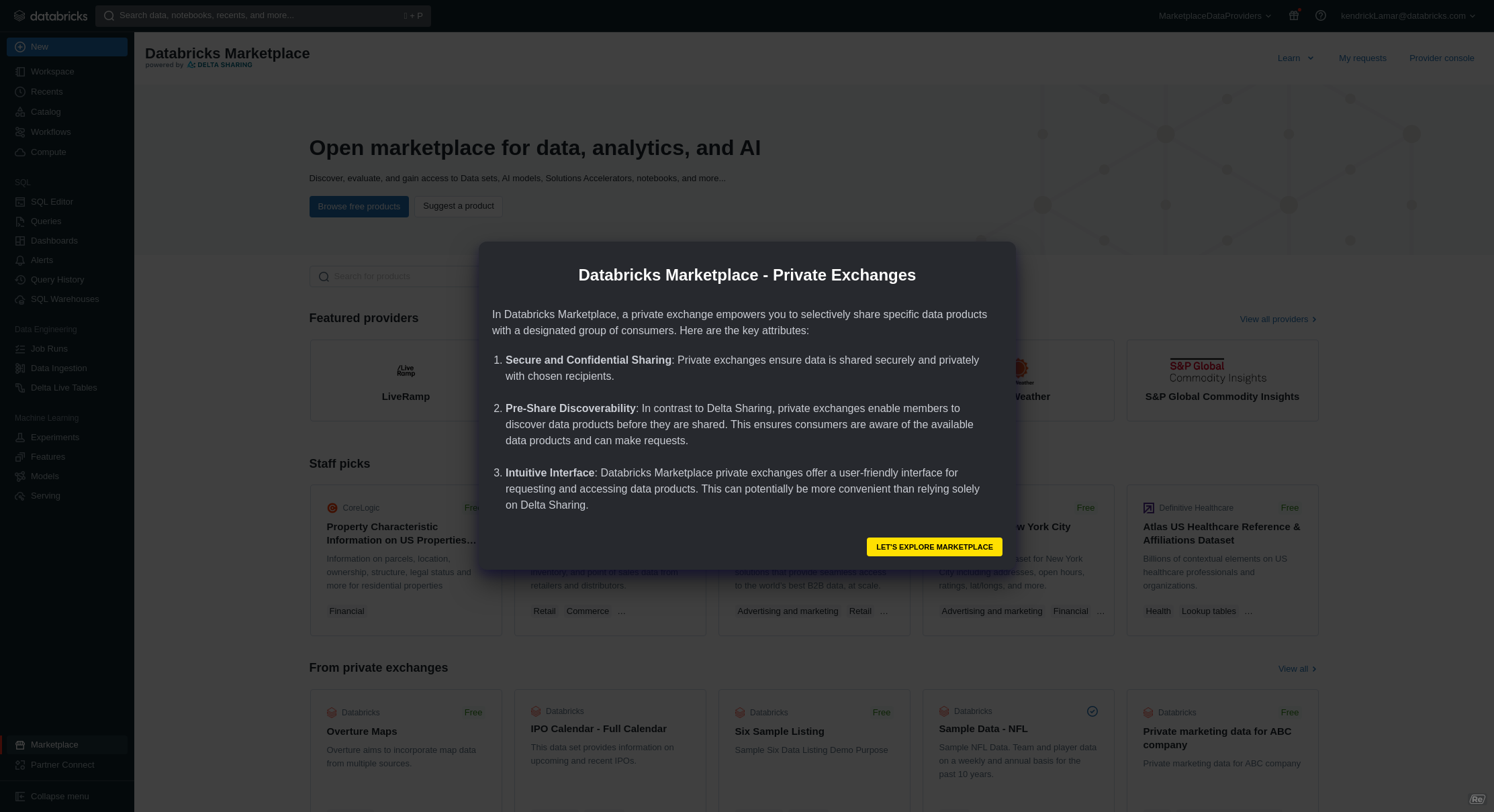 Marketplace - Databricks