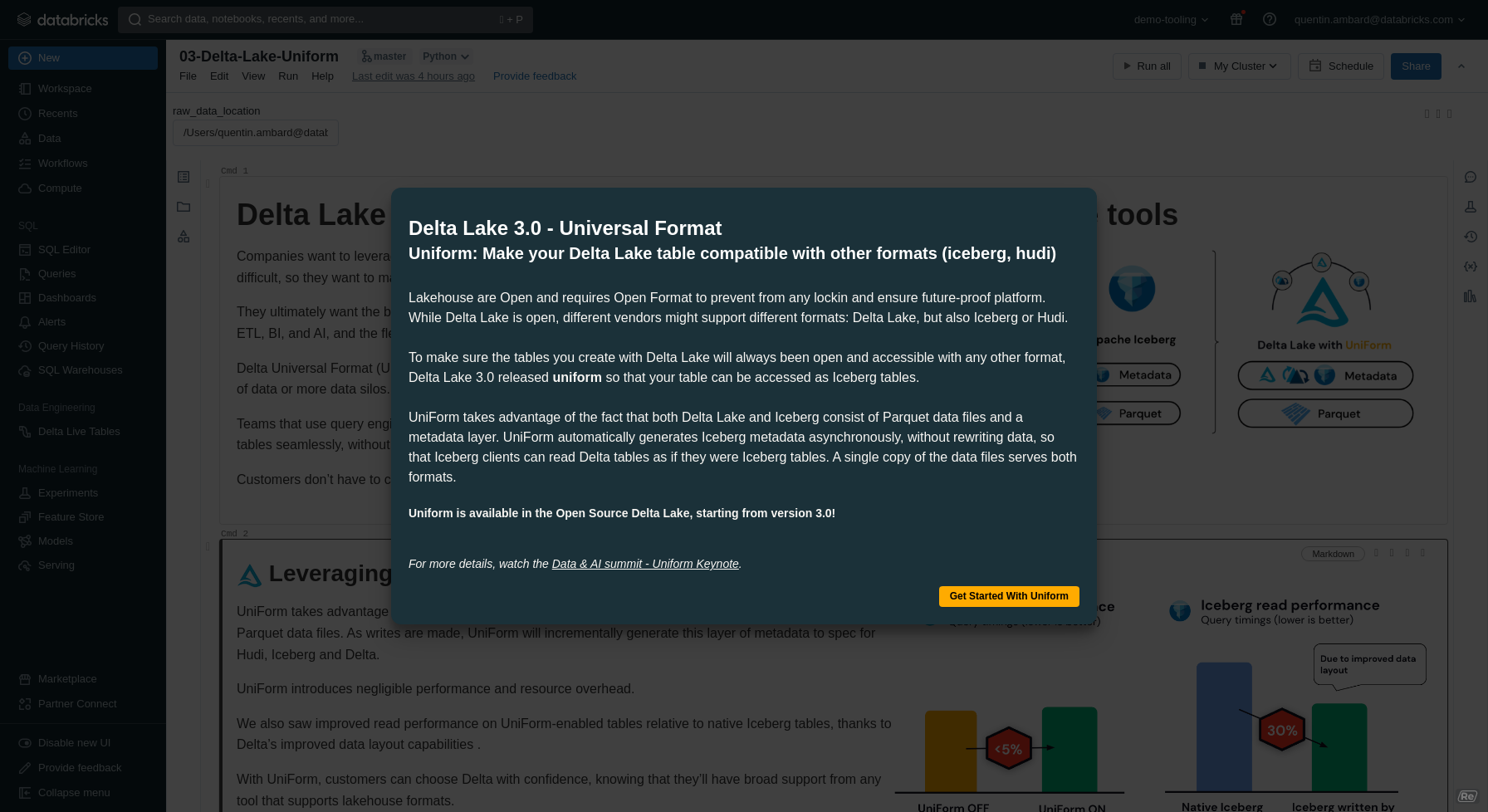 03-Delta-Lake-Uniform - Databricks