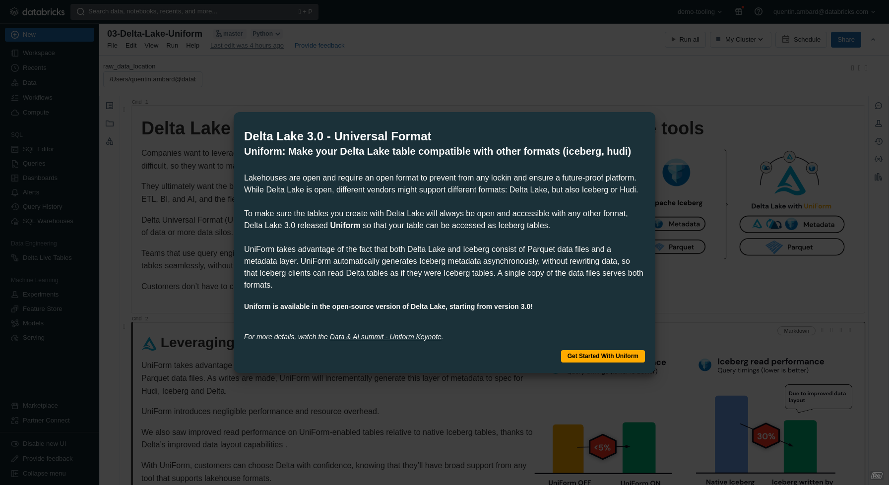 03-Delta-Lake-Uniform - Databricks