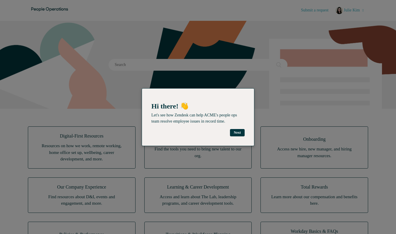 People Operations Help Center